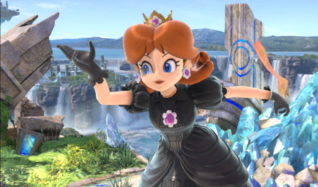 Goth Daisy Mod for Super Smash Bros. Ultimate | SSBU Mods