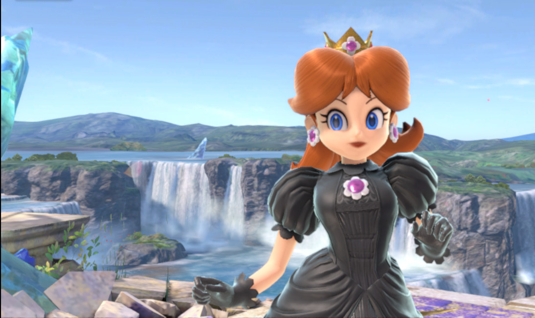 Goth Daisy Mod for Super Smash Bros. Ultimate | SSBU Mods