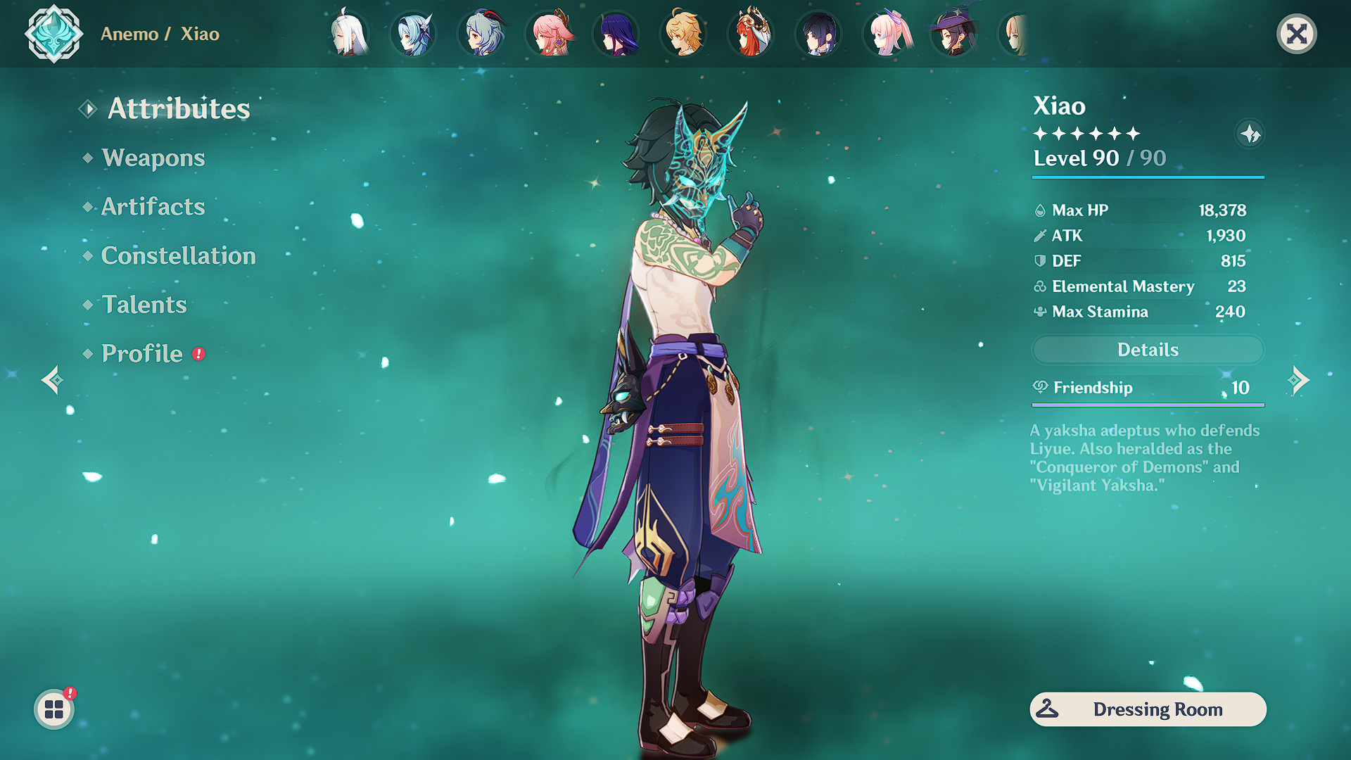 Buff Xiao Mod for Genshin Impact | GI Mods