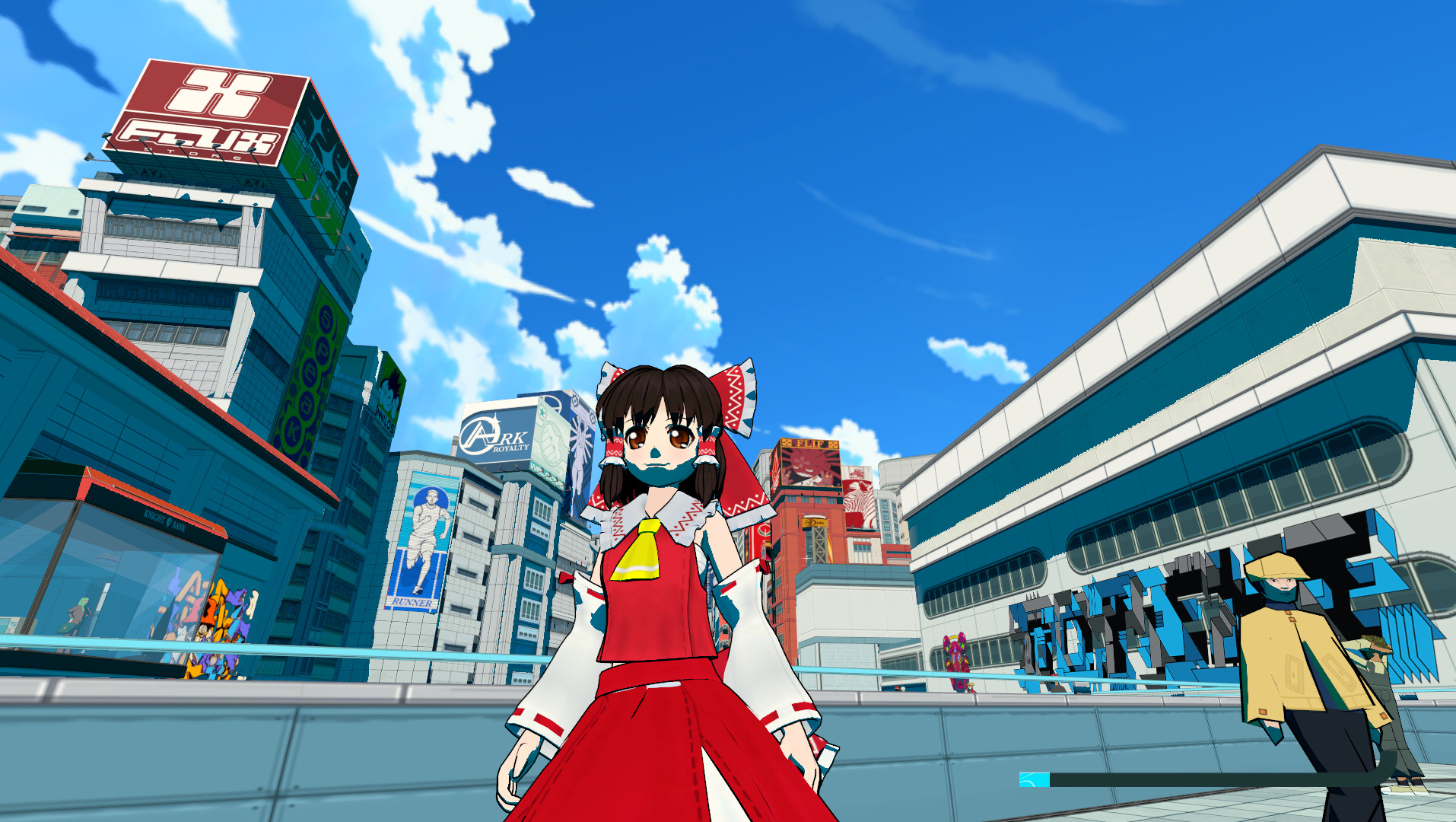 Reimu Hakurei Mod for Bomb Rush Cyberfunk | BRC Mods