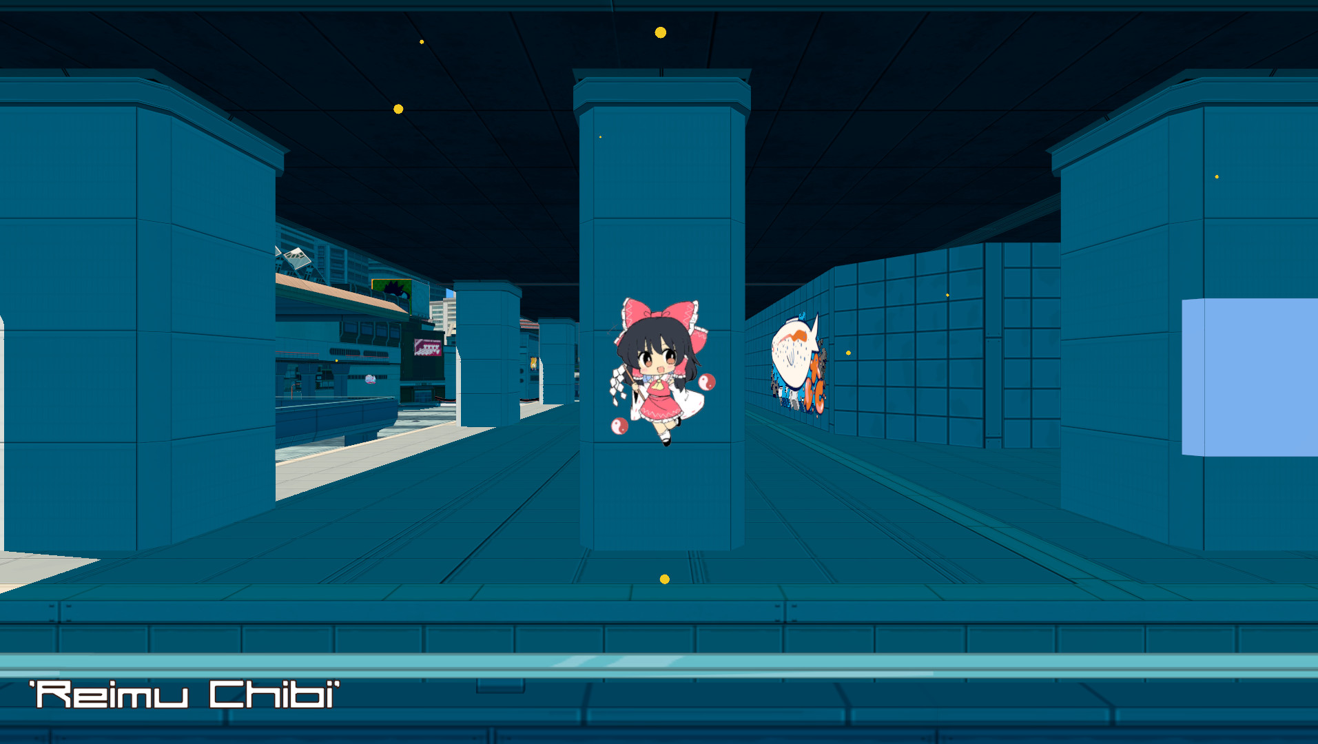 Reimu Hakurei Mod for Bomb Rush Cyberfunk | BRC Mods
