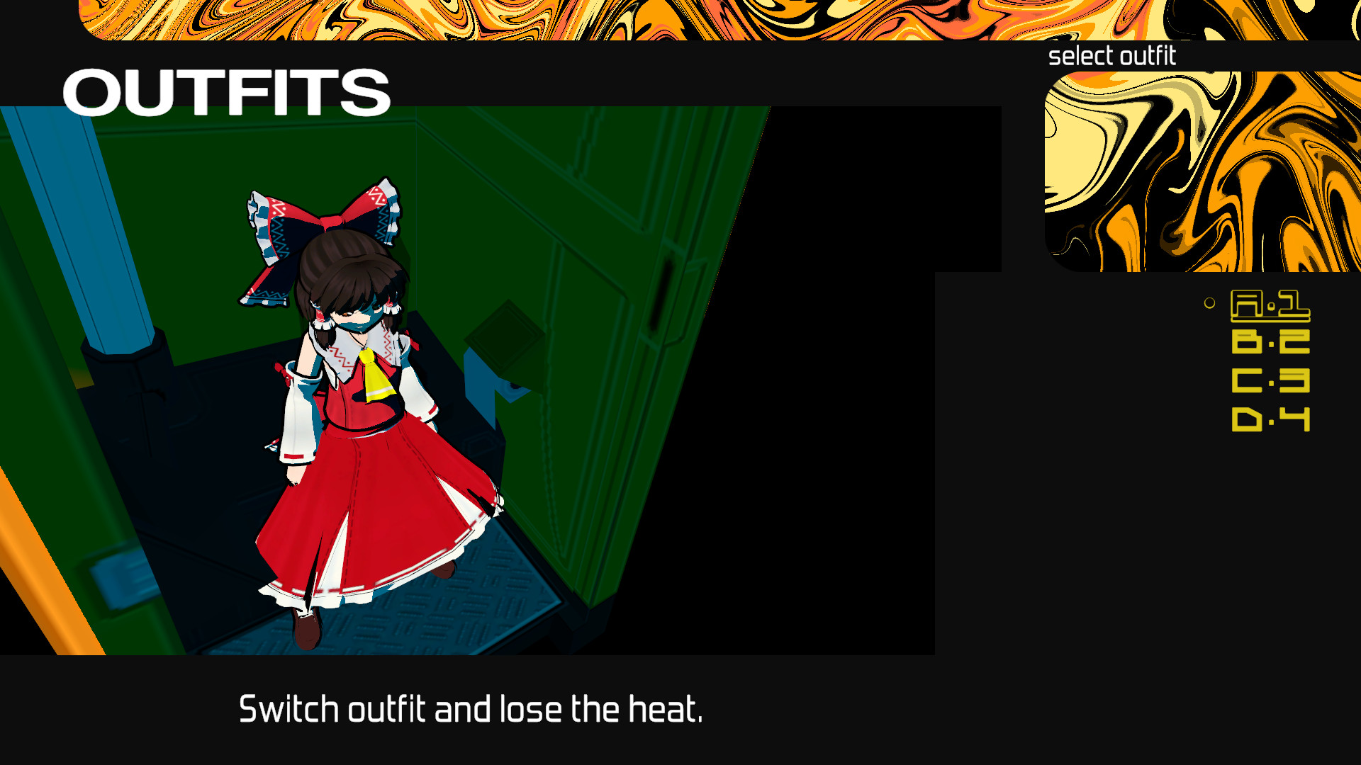 Reimu Hakurei Mod for Bomb Rush Cyberfunk | BRC Mods
