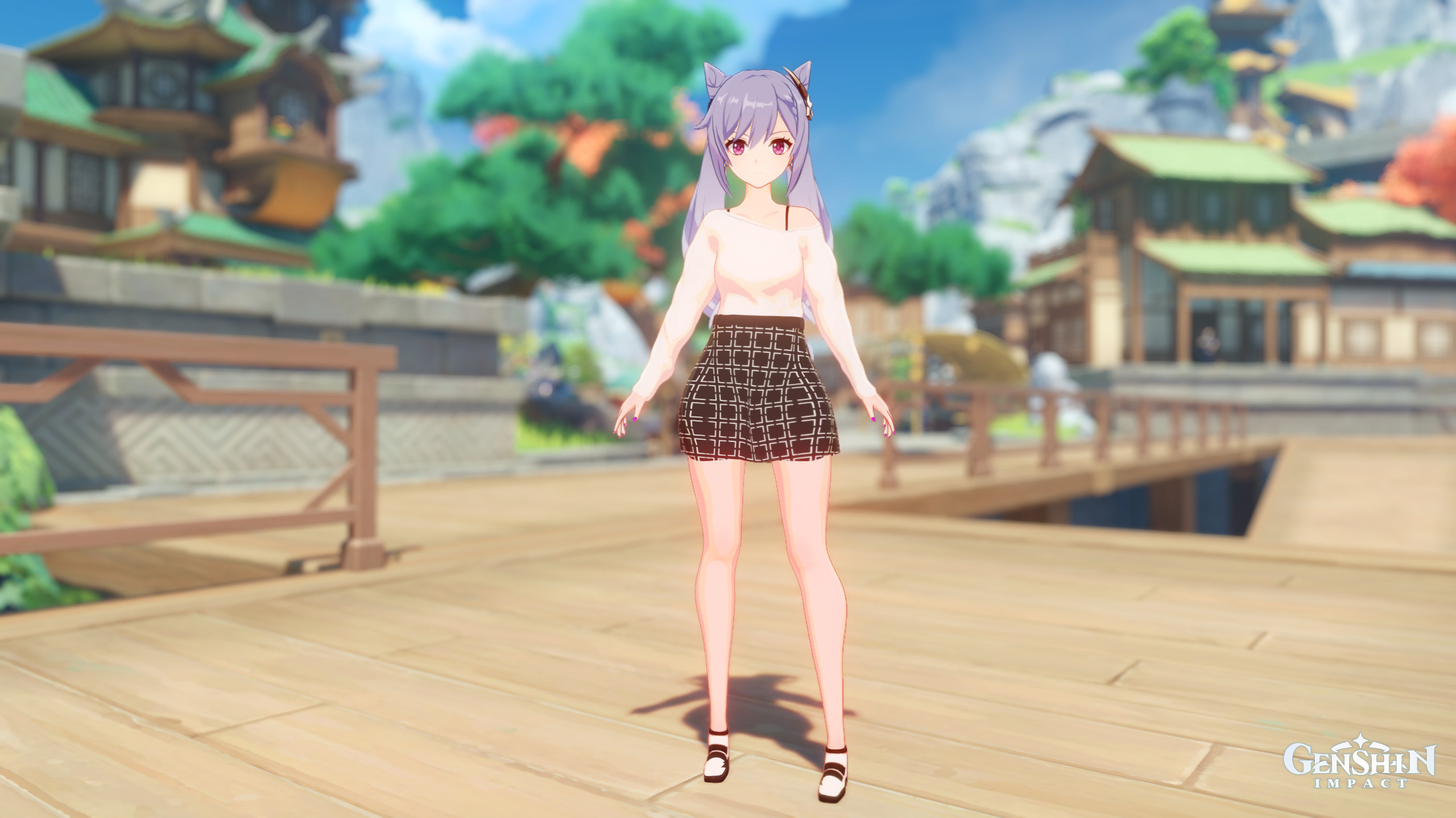 Casual Keqing | 3 outfits Mod for Genshin Impact | GI Mods