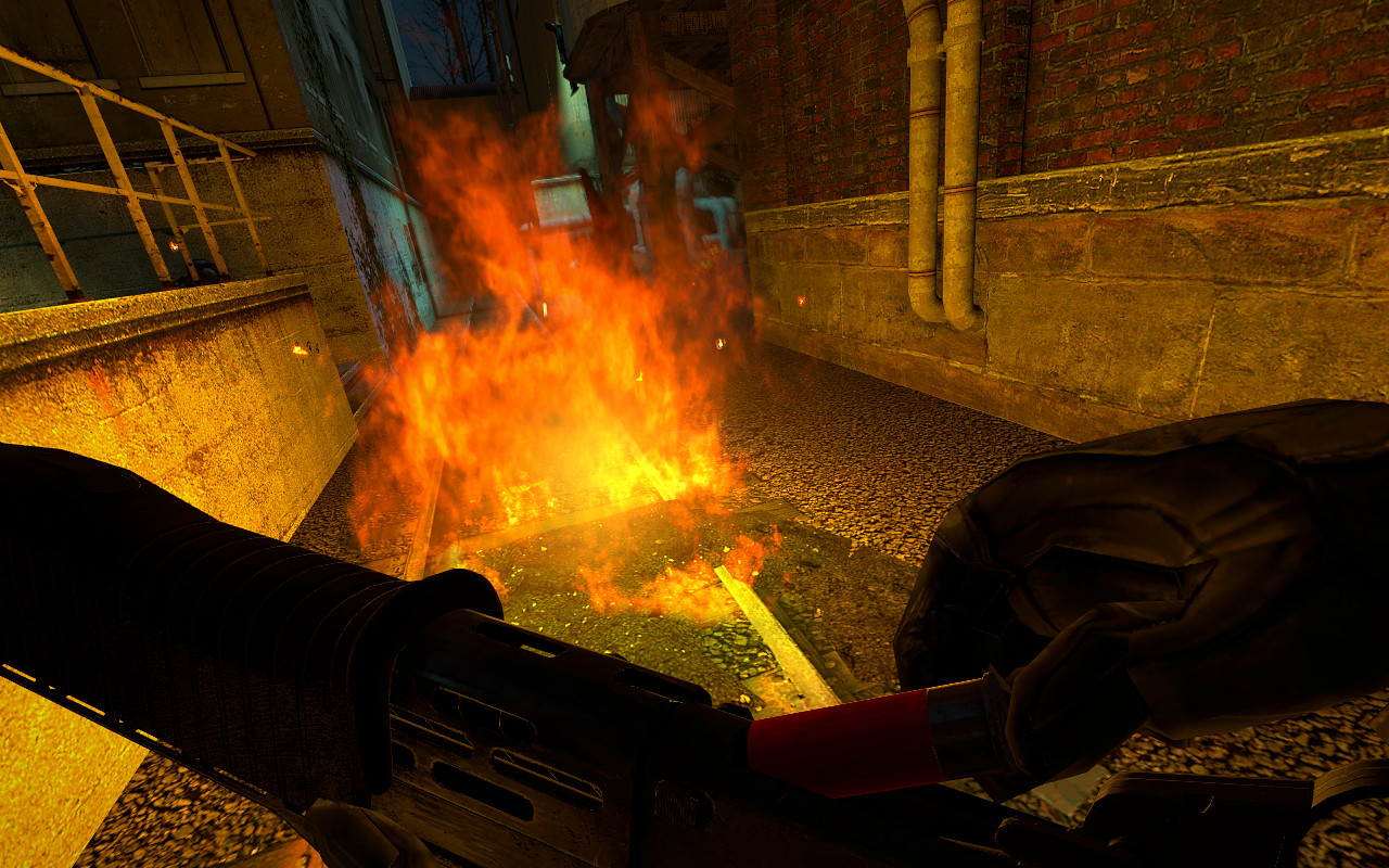MW2CR Spas-12 on MW2CR animations Mod for Half-Life 2: MMod | HL2:MMod Mods