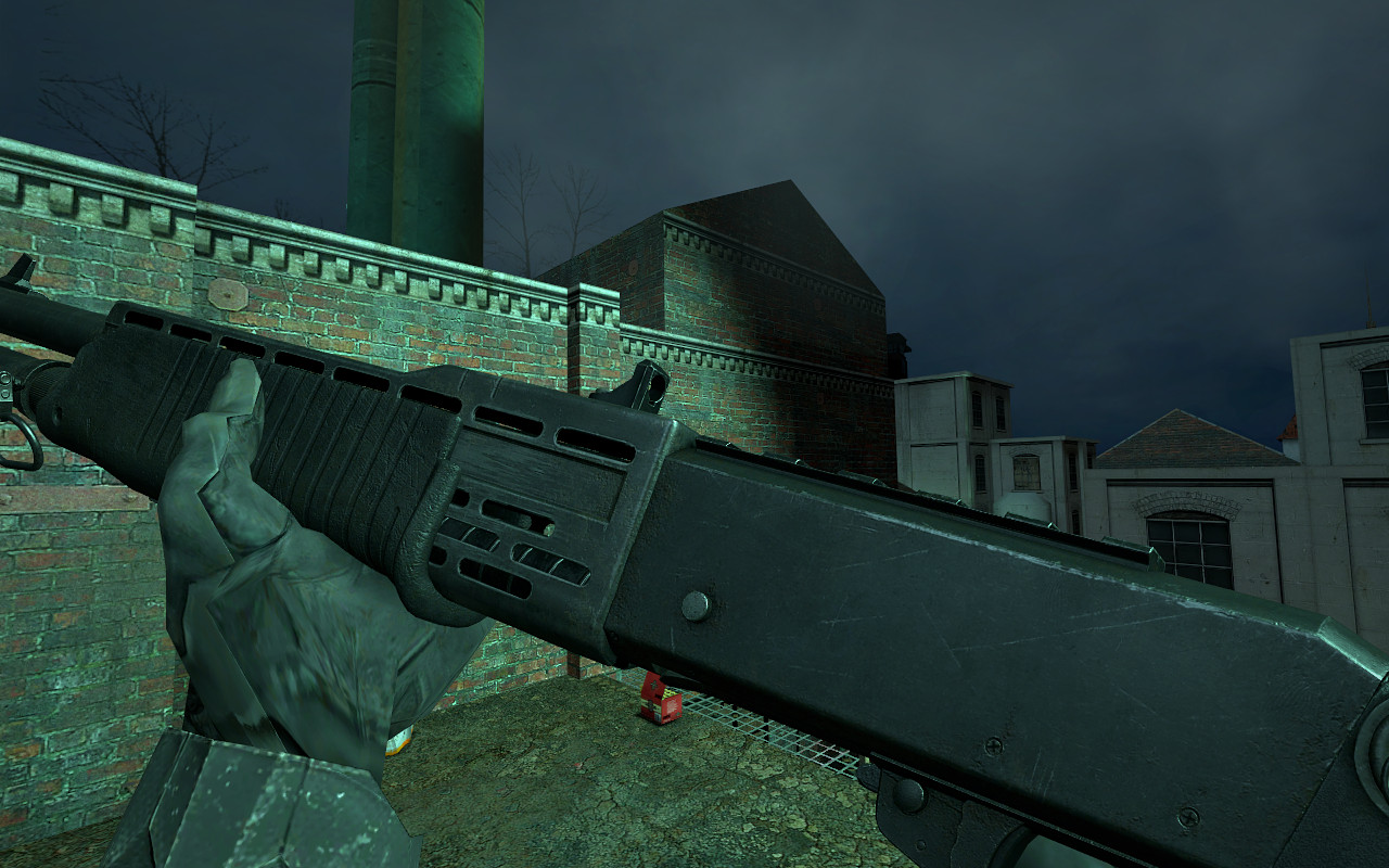 MW2CR Spas-12 on MW2CR animations Mod for Half-Life 2: MMod | HL2:MMod Mods