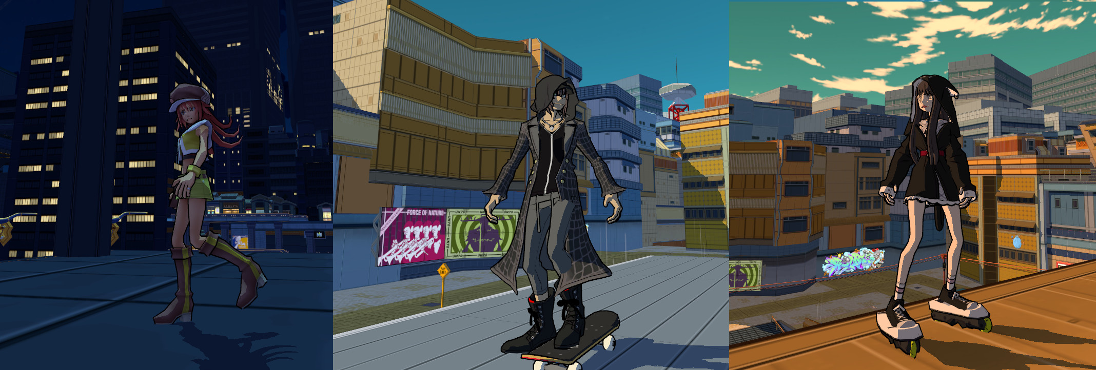 Shiki, Sho and Shoka (TWEWY Pack Updated Ver.) Mod for Bomb Rush ...