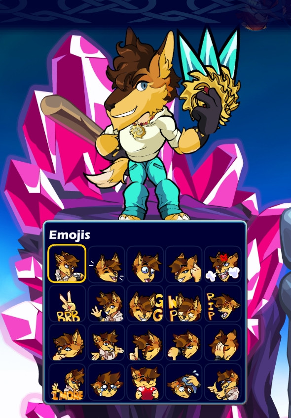 ThatGoldenWolf Emoji Set! Mod for Brawlhalla | BHalla Mods
