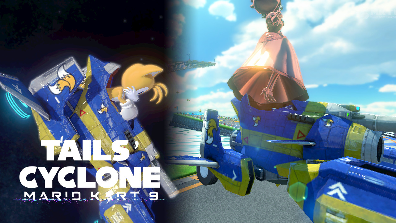 Sonic Frontiers - Tails' Cyclone in MK8 Mod for Mario Kart 8 | MK8 Mods