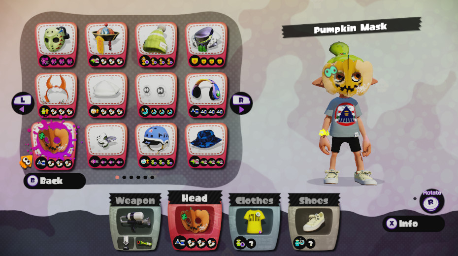 Splatoween Gear (from Splatoon 2) Mod for Splatoon | Splatoon Mods