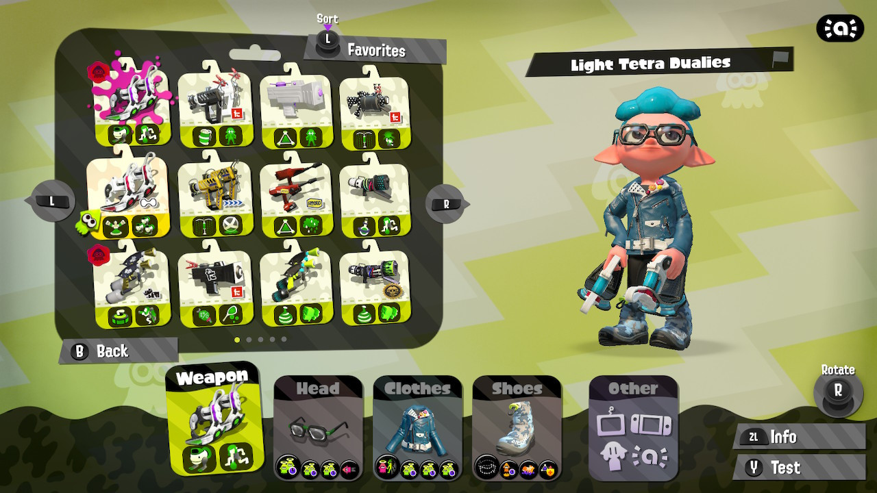 Neon Tetra Dualies Mod for Splatoon 2 | Splatoon 2 Mods