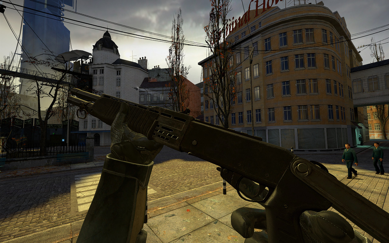 MW2CR Spas-12 on MW2CR animations Mod for Half-Life 2: MMod | HL2:MMod Mods
