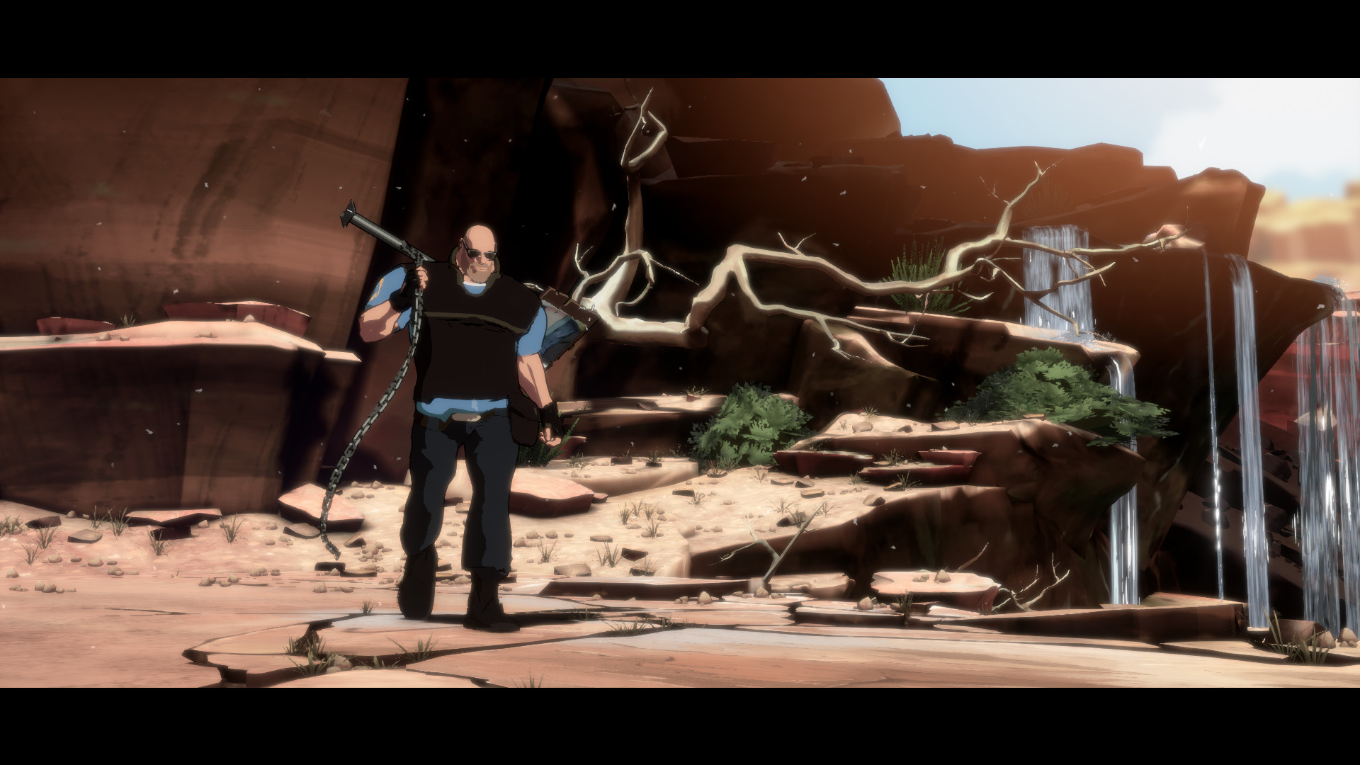 BLU Heavy + Absolute Territory over Sol's Theme Mod for GUILTY GEAR ...