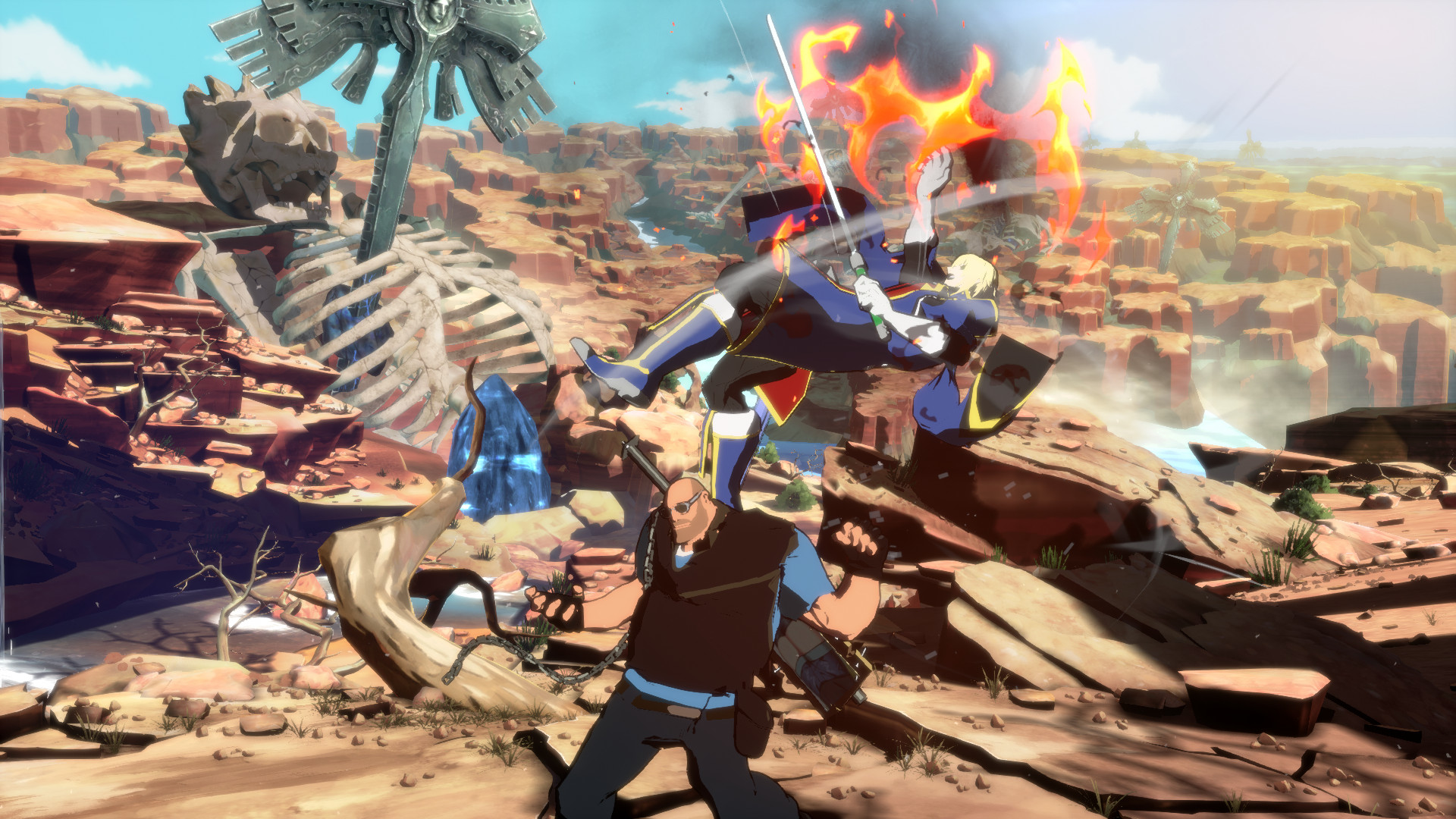 BLU Heavy + Absolute Territory over Sol's Theme Mod for GUILTY GEAR ...