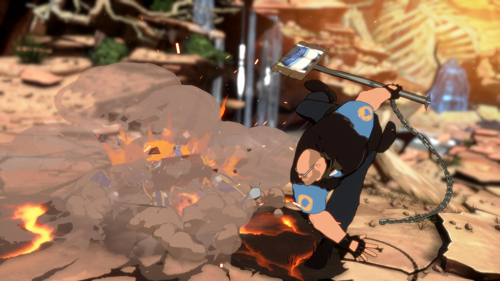 BLU Heavy + Absolute Territory over Sol's Theme Mod for GUILTY GEAR ...