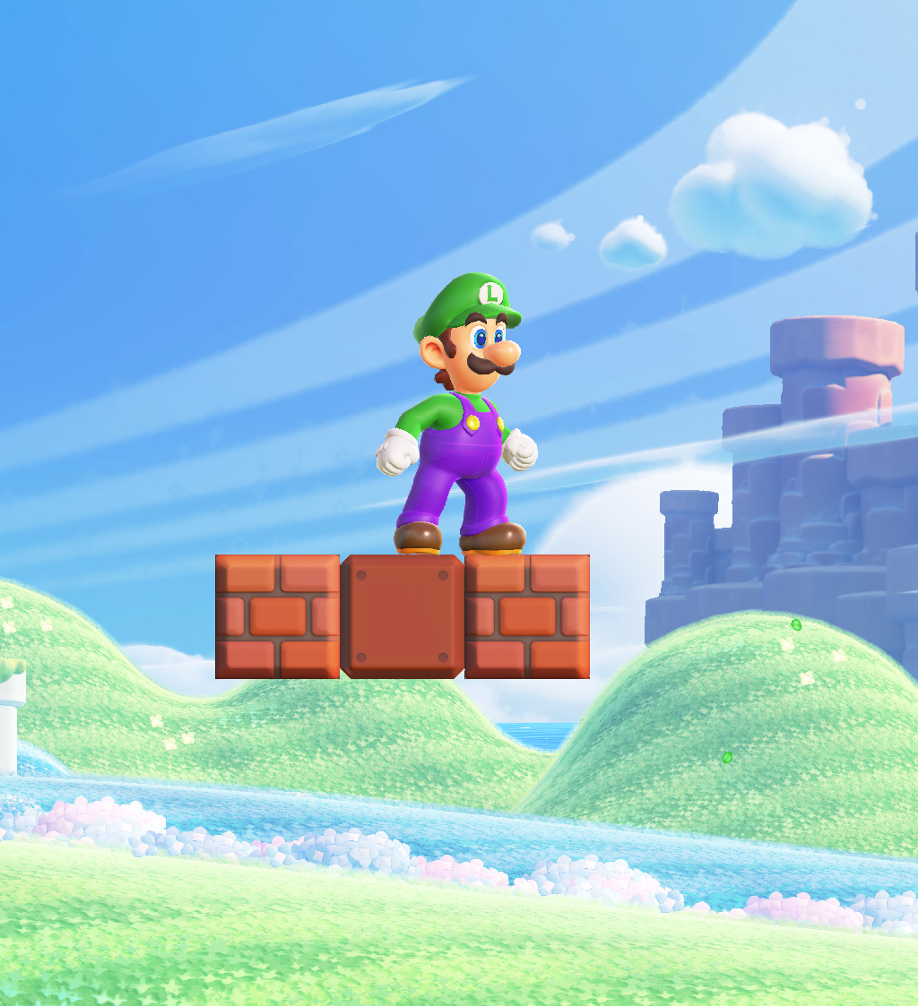 Purple Overalls Luigi Mod for Super Mario Bros. Wonder | SMBW Mods