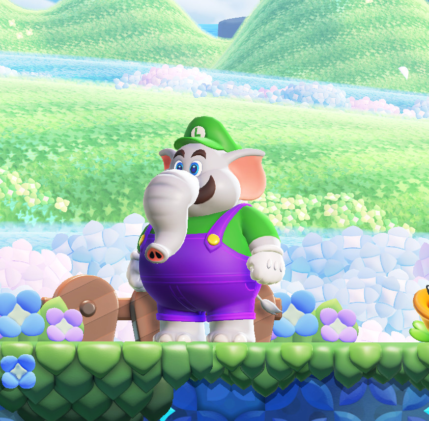 Purple Overalls Luigi Mod for Super Mario Bros. Wonder | SMBW Mods