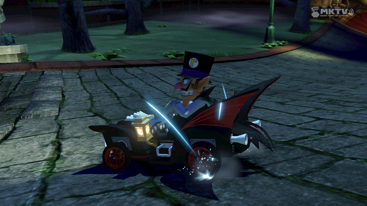 Waluigi (Vampire) [w/Tour animations] Mod for Mario Kart 8 | MK8 Mods