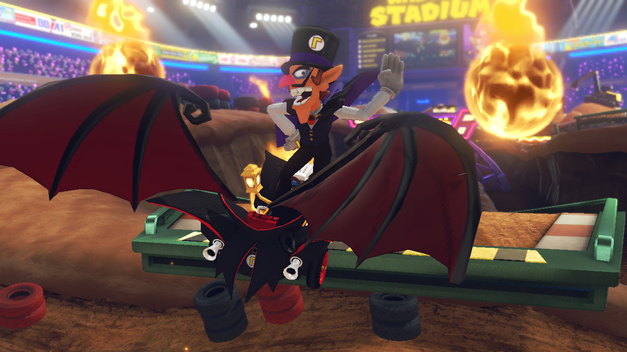 Waluigi (Vampire) [w/Tour animations] Mod for Mario Kart 8 Deluxe ...