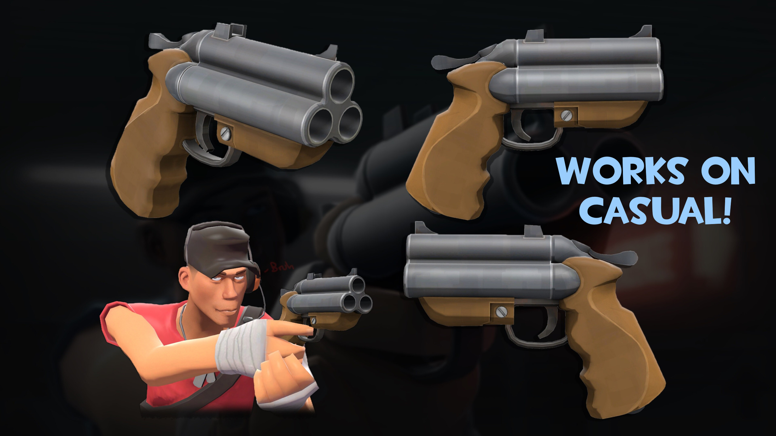 Treble Rebel for the Shortstop *Casual Version* Mod for Team Fortress 2 ...