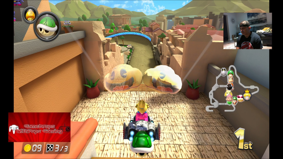 Athens Dash Retextured gamedropspops mod MK8D Mod for Mario Kart 8 Deluxe | MK8D Mods