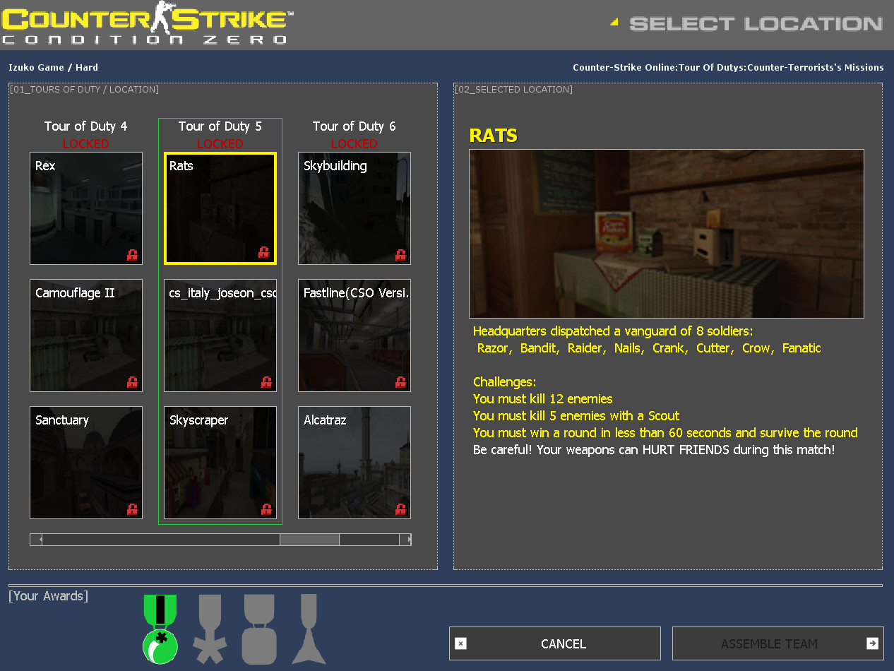 CSO Tour of Dutys:Remastered Mod for Counter-Strike: Condition Zero ...