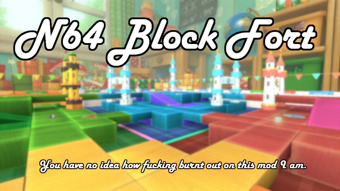N64 Block Fort Mod for Mario Kart 8 Deluxe | MK8D Mods