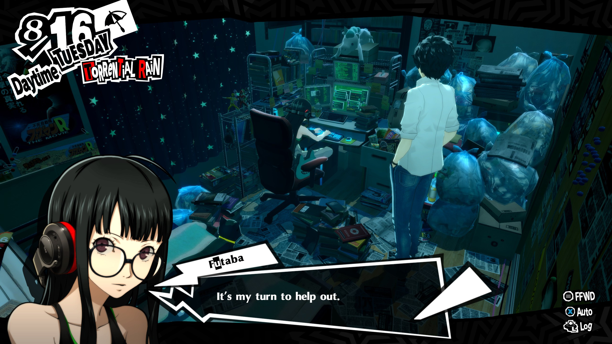 Black Hair Futaba Mod for Persona 5 Royal (PC) | P5R (PC) Mods