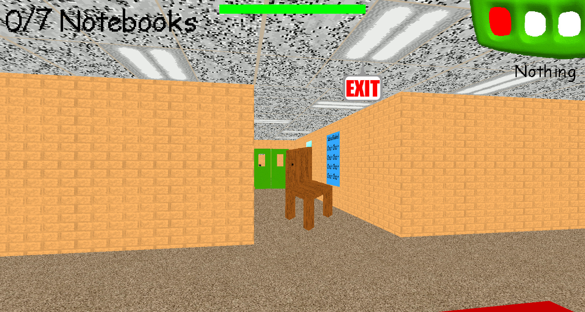 Chair. (NEW SCHOOL UPDATE) Mod for Baldi's Basics | Baldi Mods