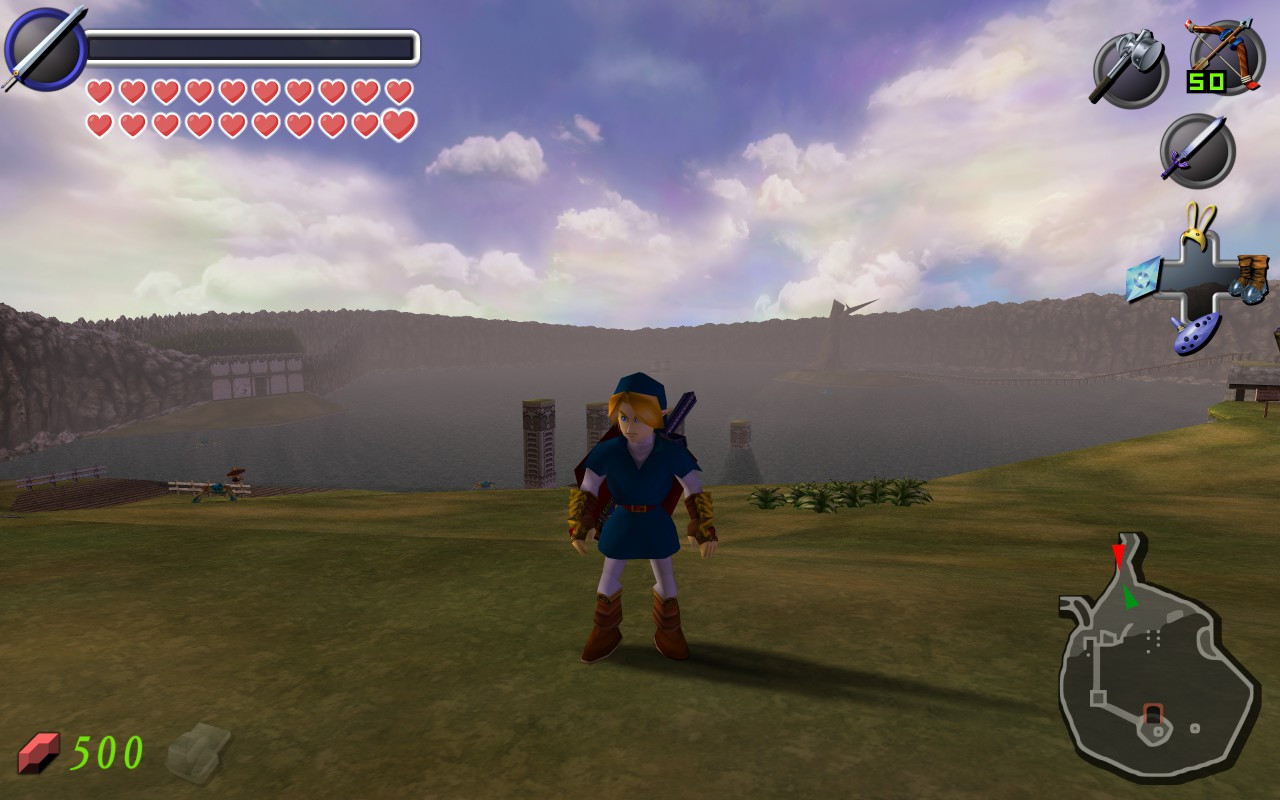 ALternative HD Hearts on HUD Mod for Ship of Harkinian (Ocarina of Time ...