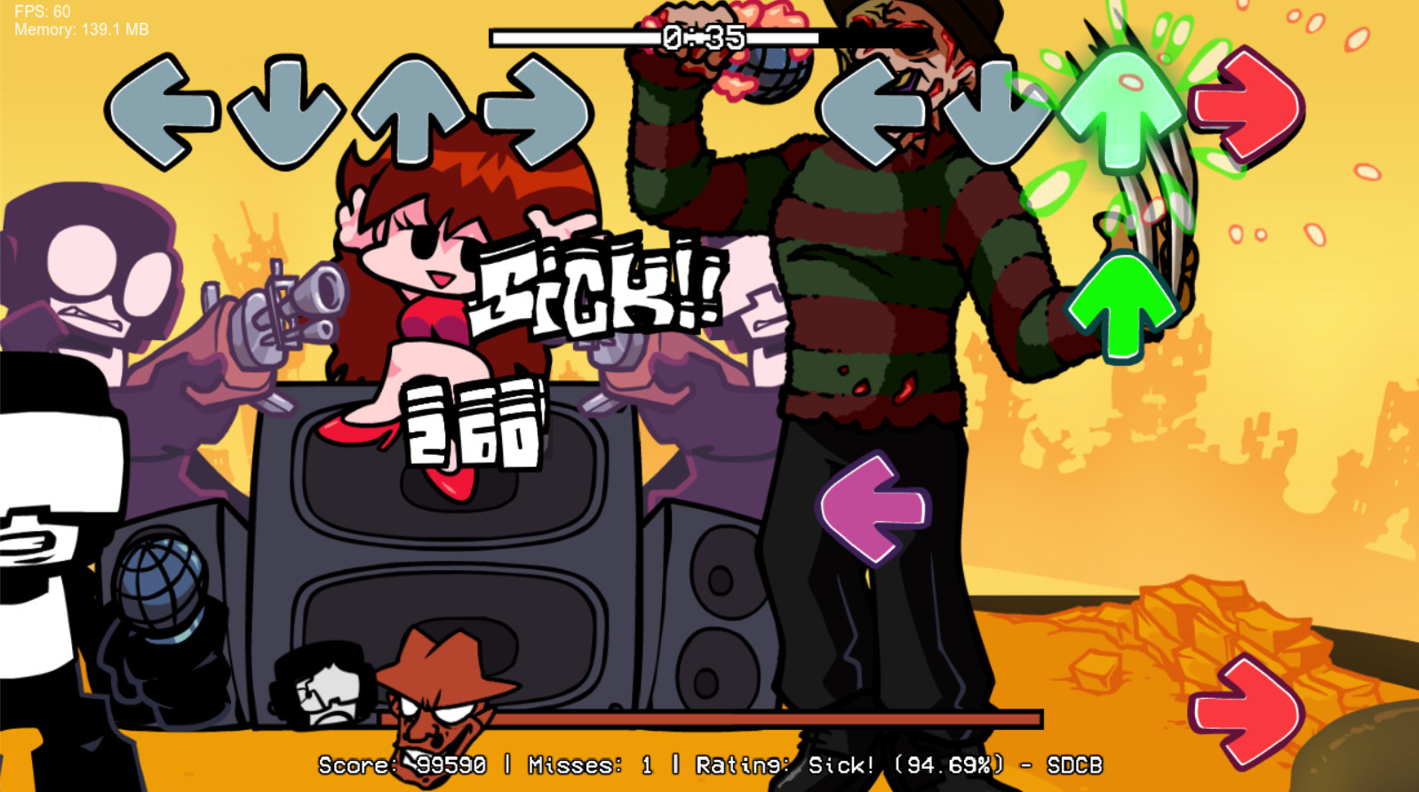 Playable Freddy Krueger Mod for Friday Night Funkin' | FNF Mods