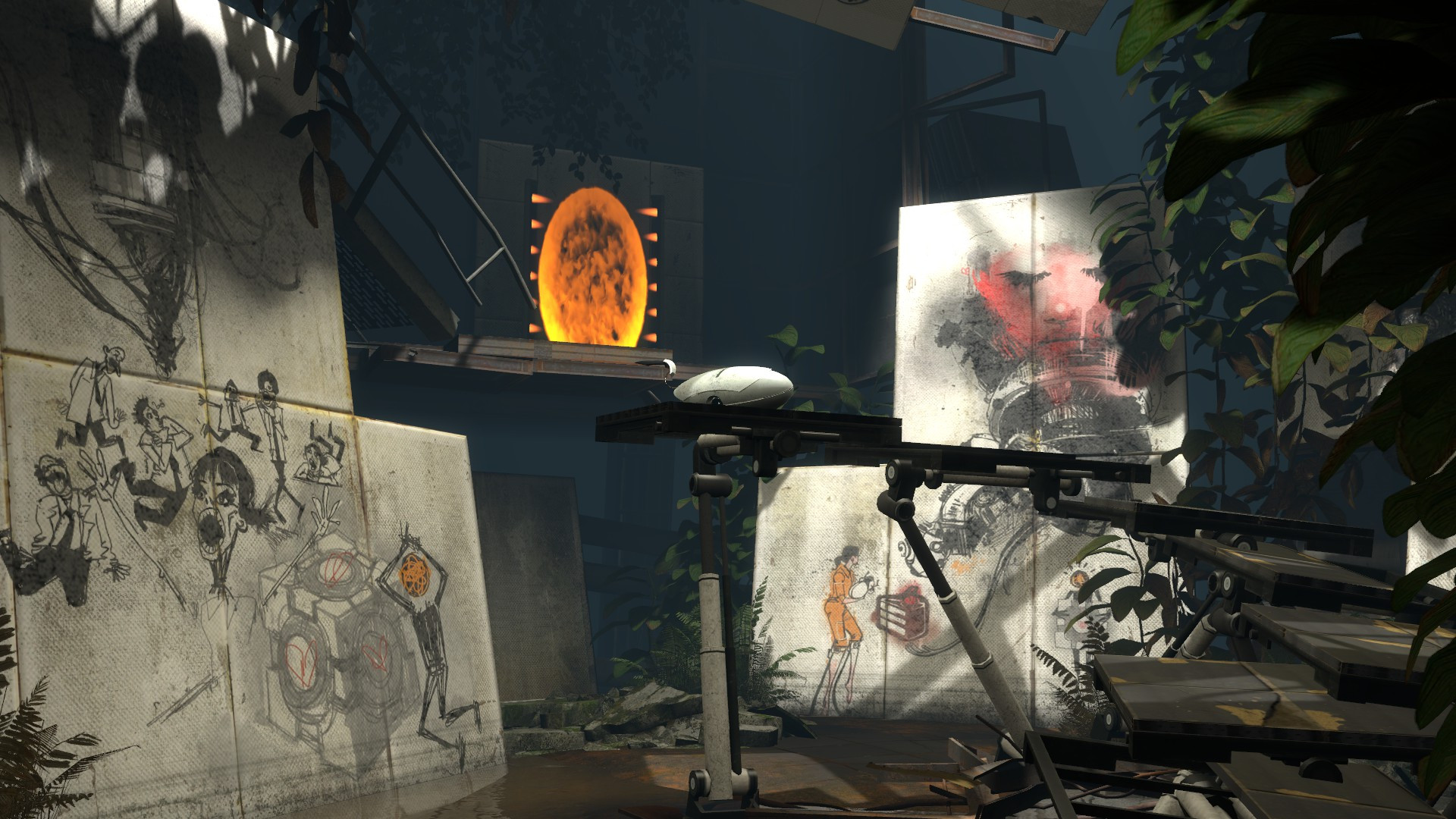 Portal Art Turret Humanoid Sentry Turret Soldier From Portal Aperture