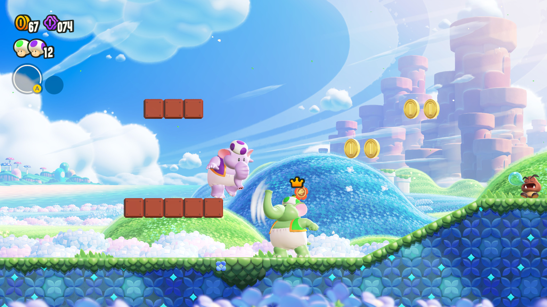 Green & Purple Toads Mod for Super Mario Bros. Wonder | SMBW Mods