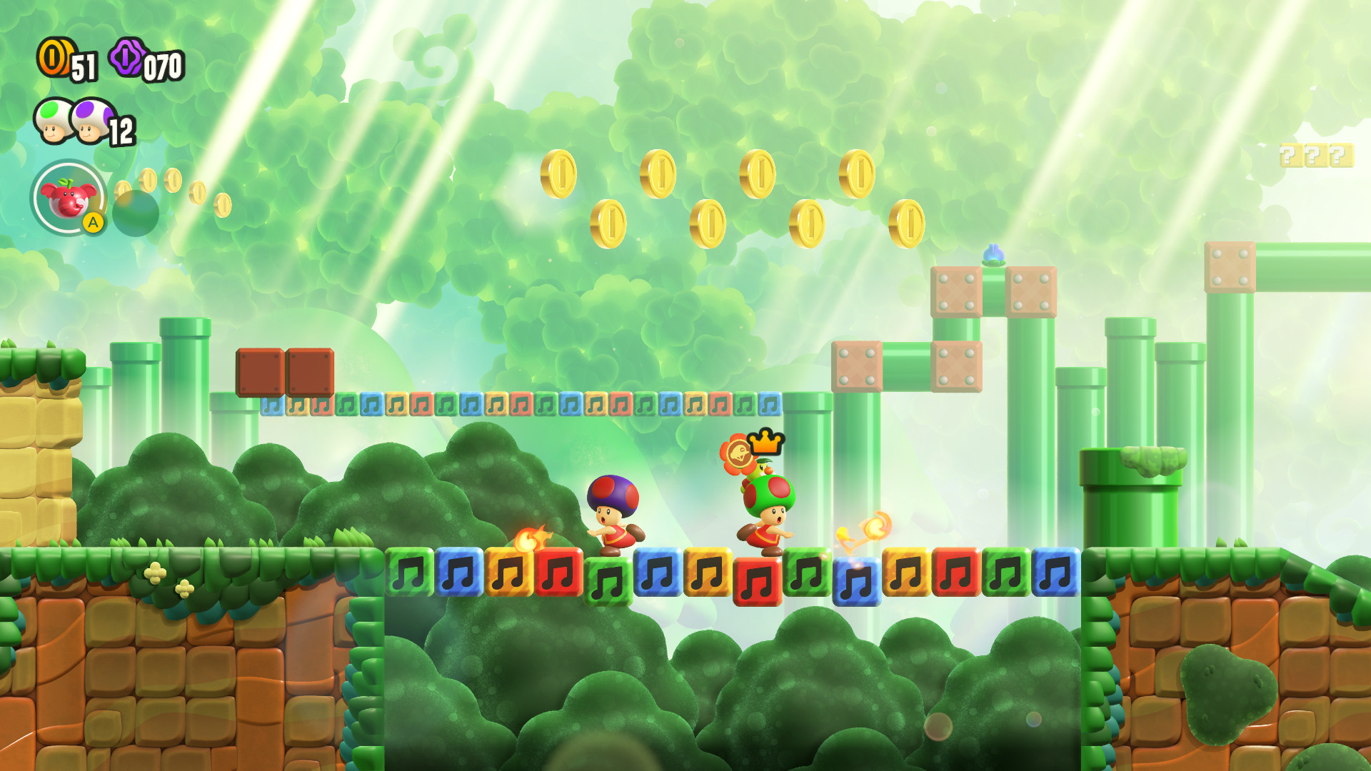 Green & Purple Toads Mod for Super Mario Bros. Wonder | SMBW Mods
