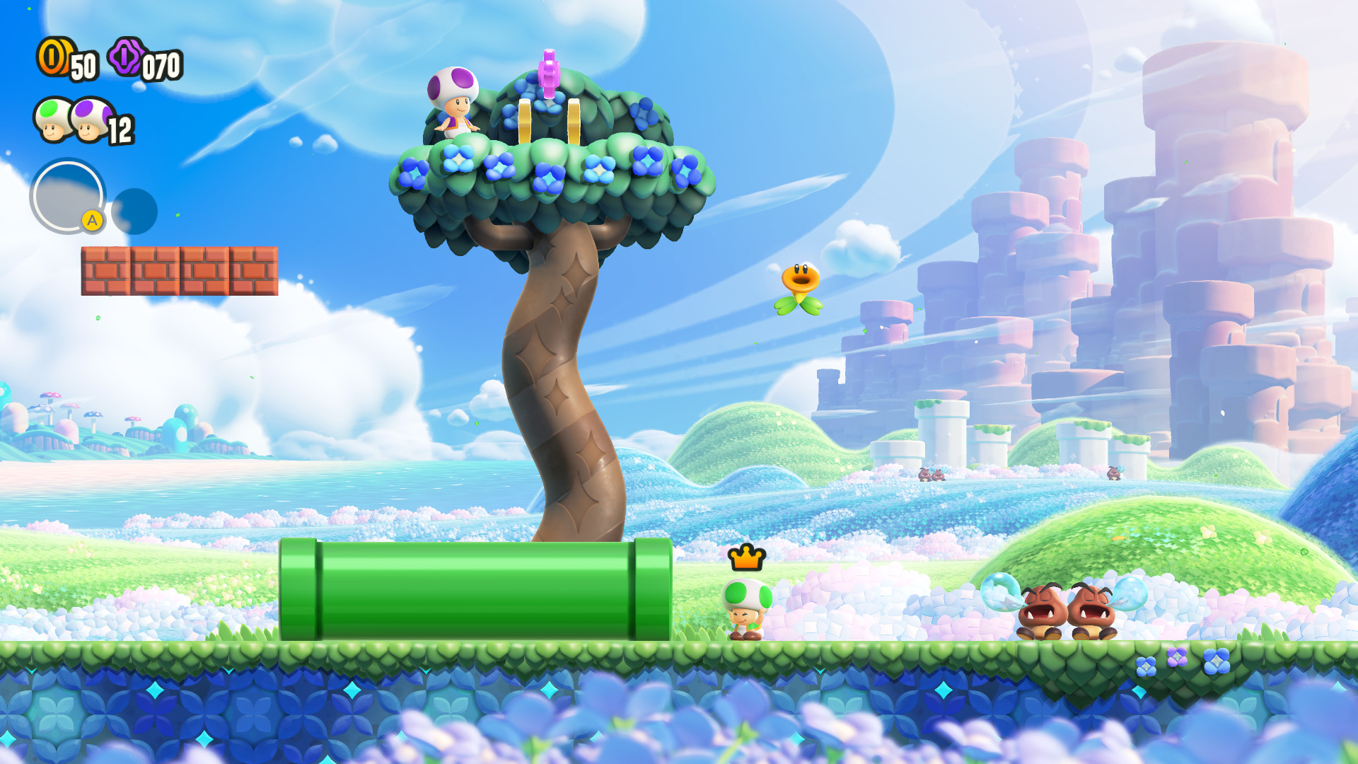 Green & Purple Toads Mod for Super Mario Bros. Wonder | SMBW Mods