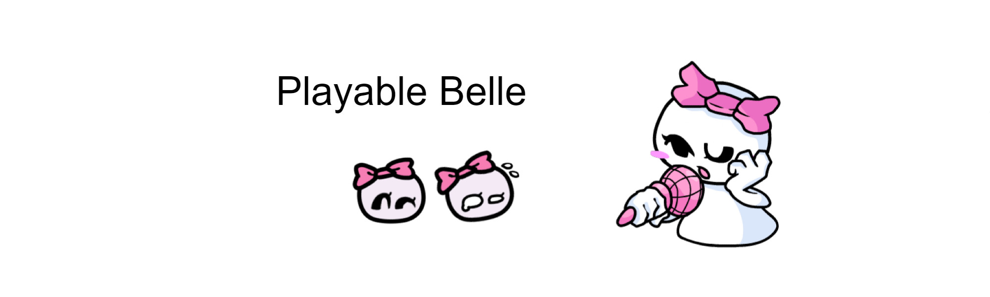 Playable Belle Mod for Friday Night Funkin' | FNF Mods