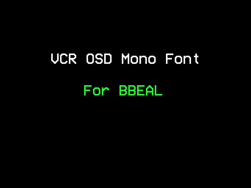 VCR OSD Mono Font Mod for Baldi's Basics | Baldi Mods