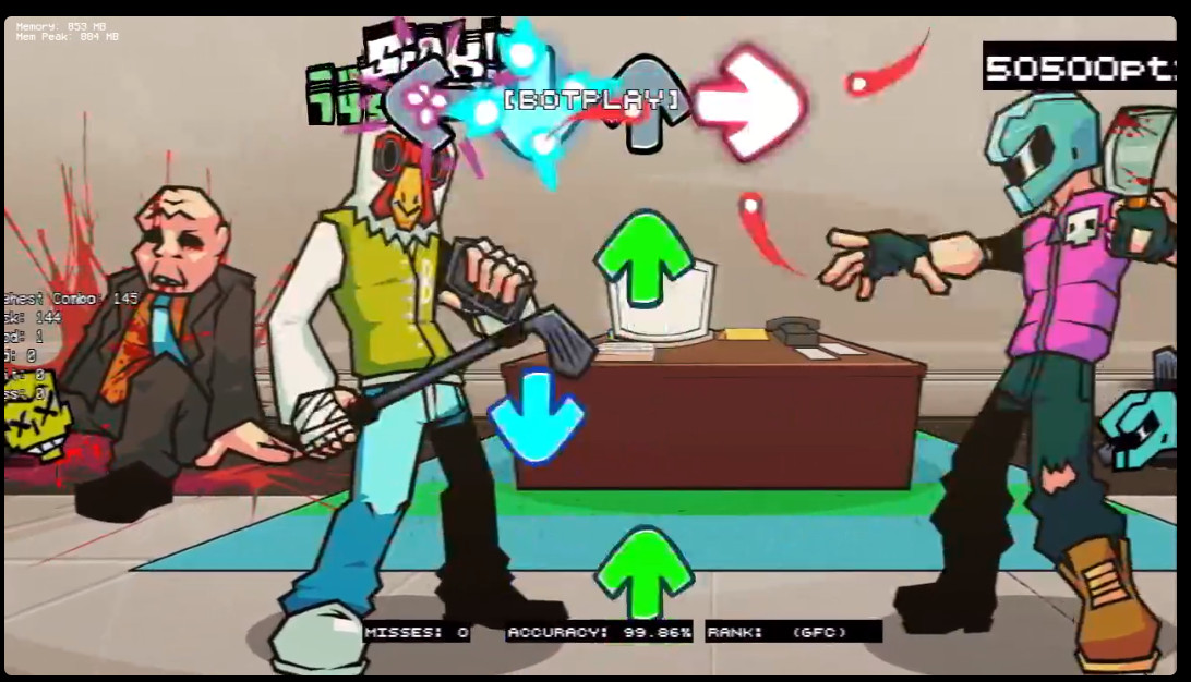 Hotline Miami: Neighbors Mod for Friday Night Funkin' | FNF Mods