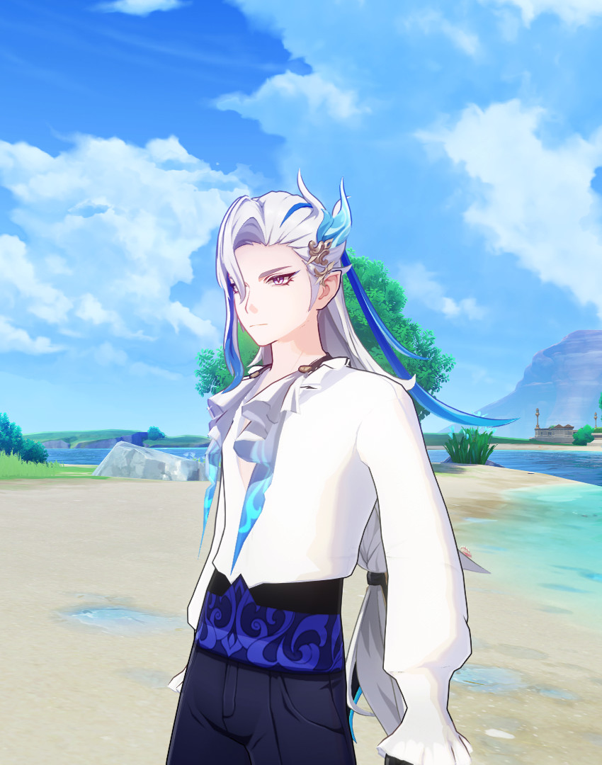 Neuvillette Shirt Mod for Genshin Impact | GI Mods