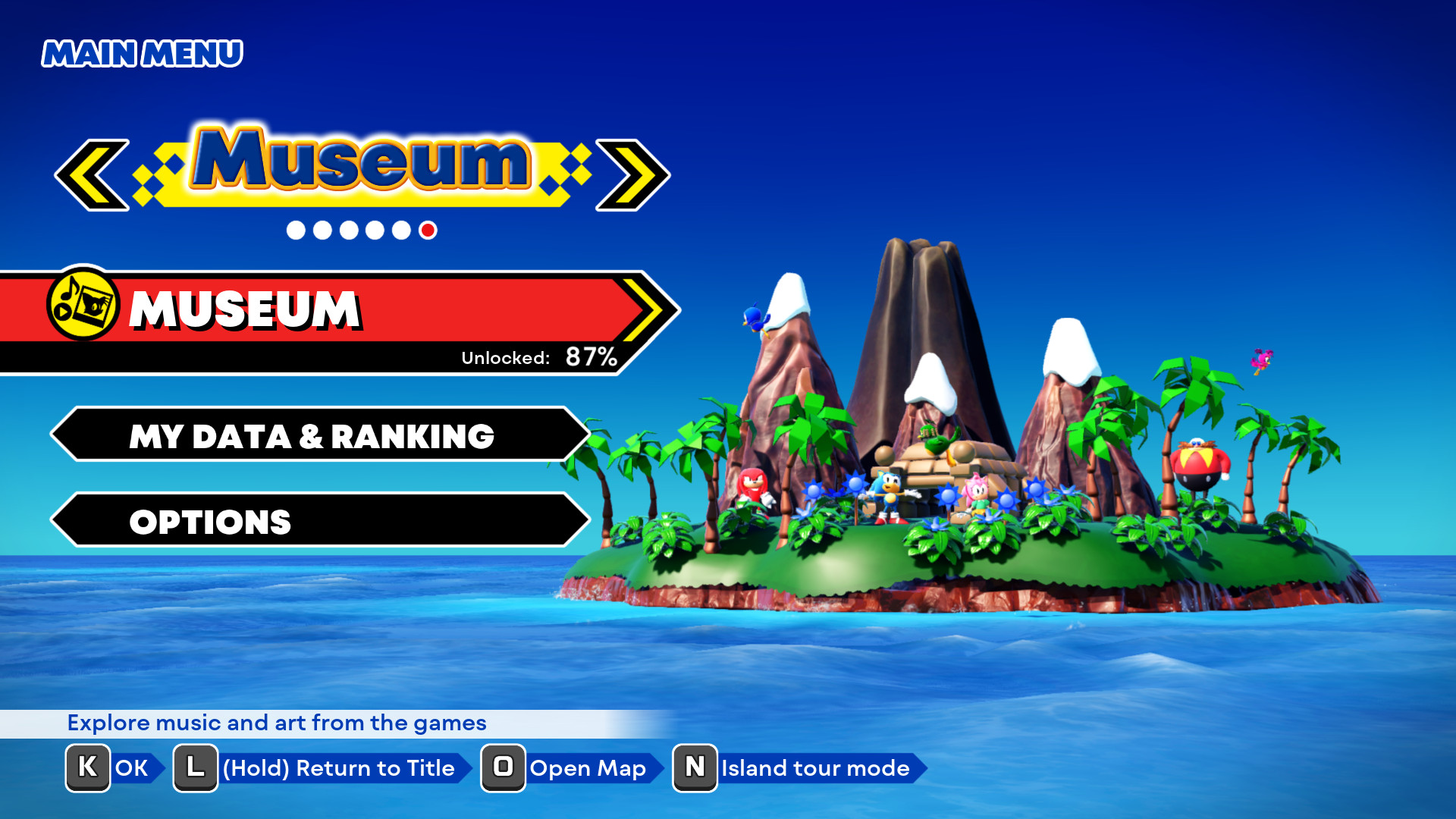 Switch Terrain on Menus Mod for Sonic Origins | SO Mods