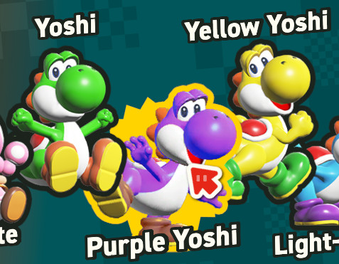 Purple Yoshi Mod for Super Mario Bros. Wonder | SMBW Mods