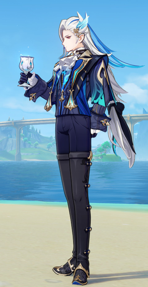 Neuvillette no cape Mod for Genshin Impact | GI Mods