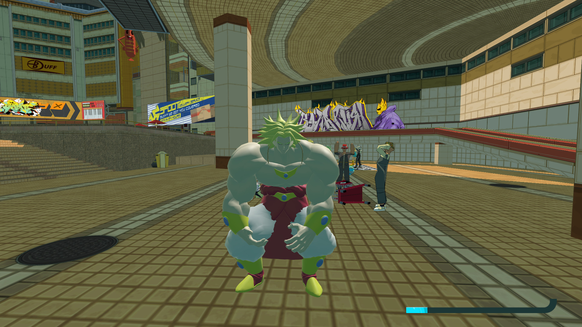 Broly Mod for Bomb Rush Cyberfunk | BRC Mods