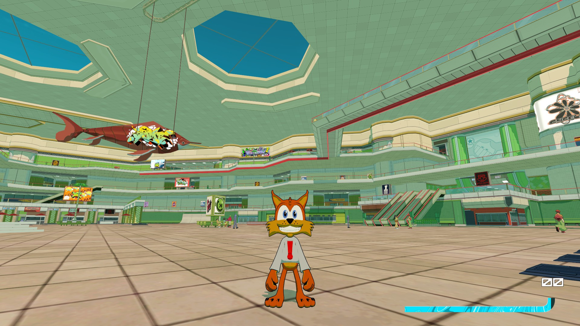 Bubsy Bobcat Mod for Bomb Rush Cyberfunk | BRC Mods