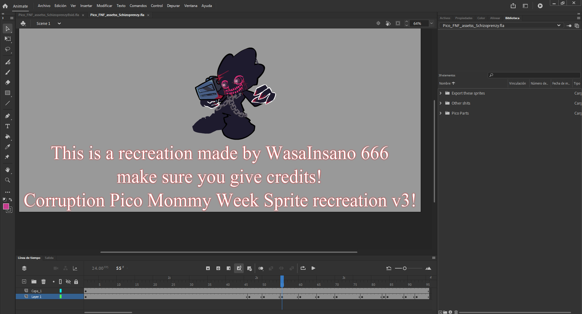 Corruption pico sprite v3 and final!! Mod for Friday Night Funkin ...
