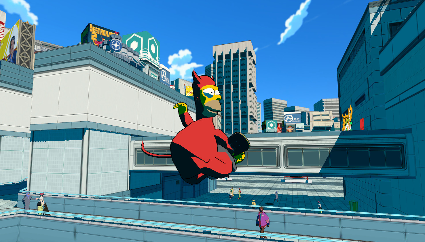 Homer Simpson Mod for Bomb Rush Cyberfunk | BRC Mods