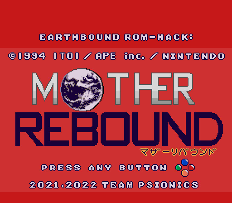 MOTHER: Rebound Mod for EarthBound | EB Mods