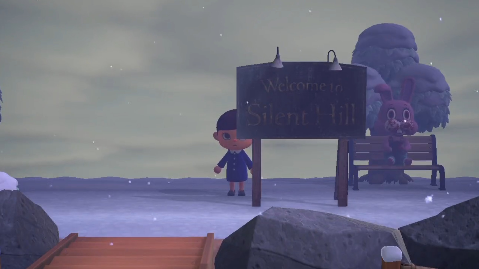 Welcome To Silent Hill Sign Mod for Animal Crossing: New Horizons ...