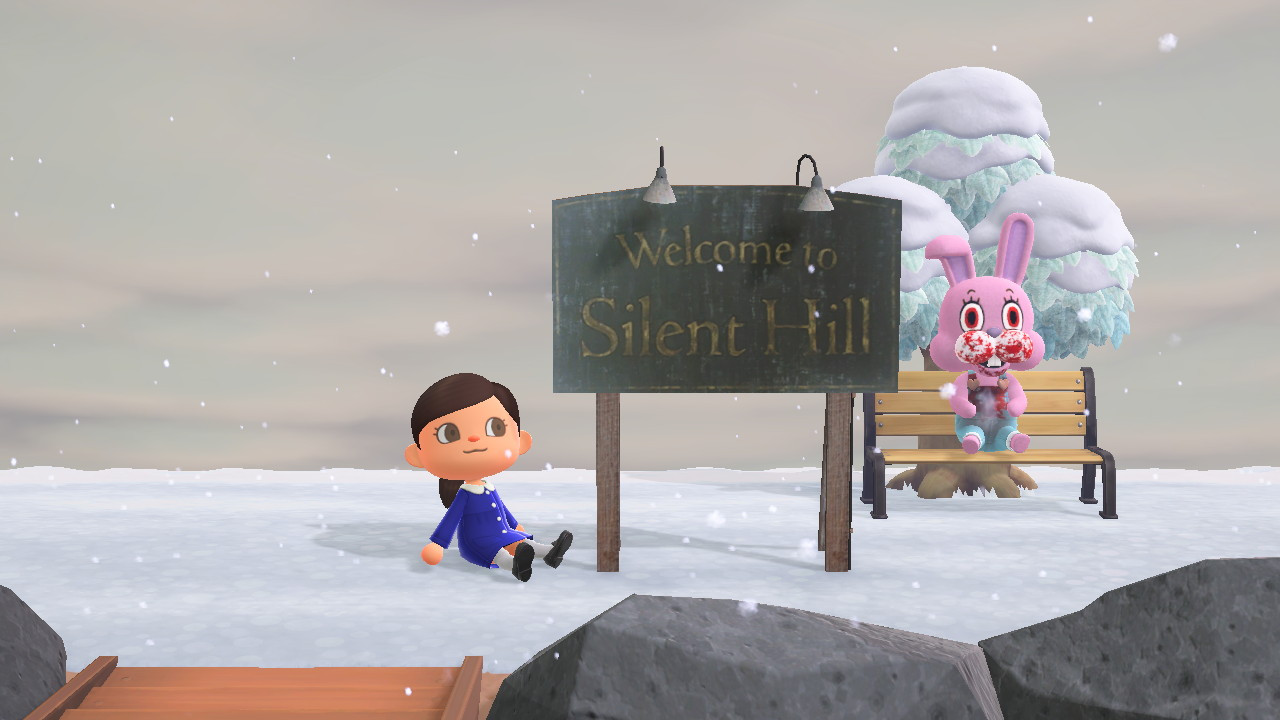 Welcome To Silent Hill Sign Mod for Animal Crossing: New Horizons ...