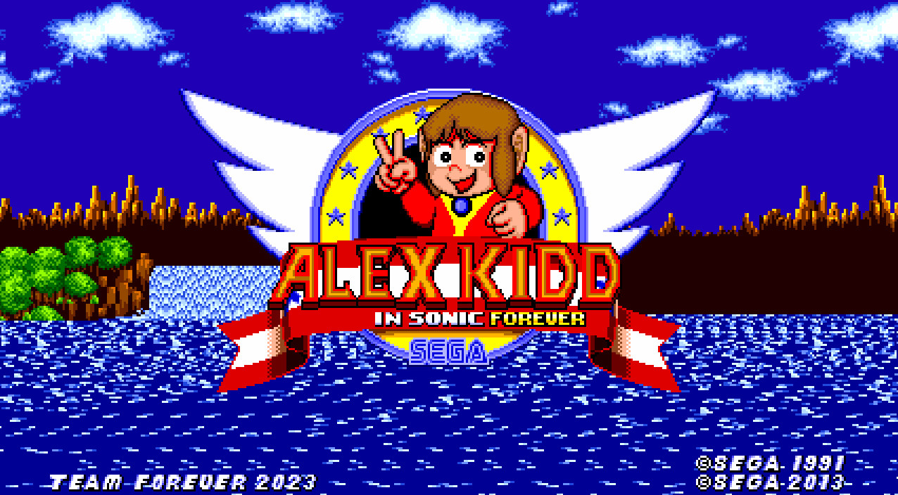 Alex Kidd in Sonic Forever Mod for Sonic the Hedgehog Forever | S1F Mods