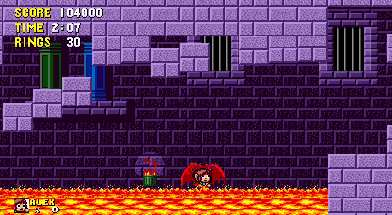 Alex Kidd in Sonic Forever Mod for Sonic the Hedgehog Forever | S1F Mods